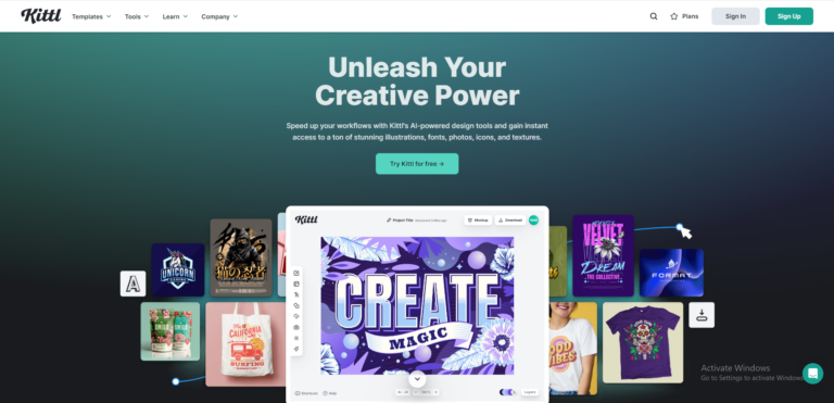 Kittl: Your AI Design Companion for All Projects