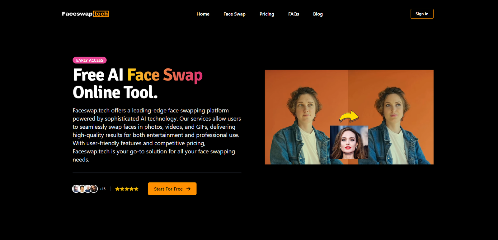 FaceSwap Tech: AI-Powered Face Swapping Tool